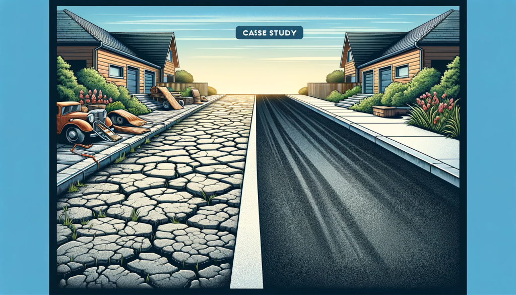 Case Study: Transforming a Residential Tar Driveway – Before and After